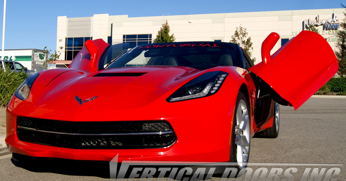 CHEVROLET CORVETTE C7 2014-2019 ZLR DOOR KIT – Vertical Lambo Doors