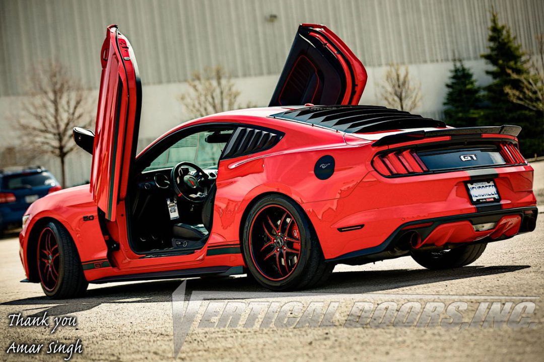 FORD MUSTANG 2015-2021 VERTICAL LAMBO DOORS – Vertical Lambo Doors